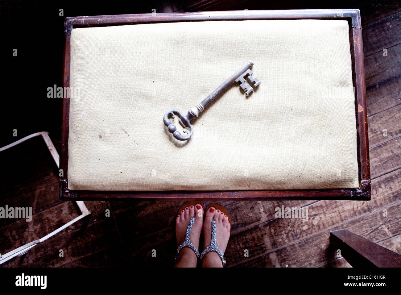 Low section woman paper hi-res stock photography and images - Alamy