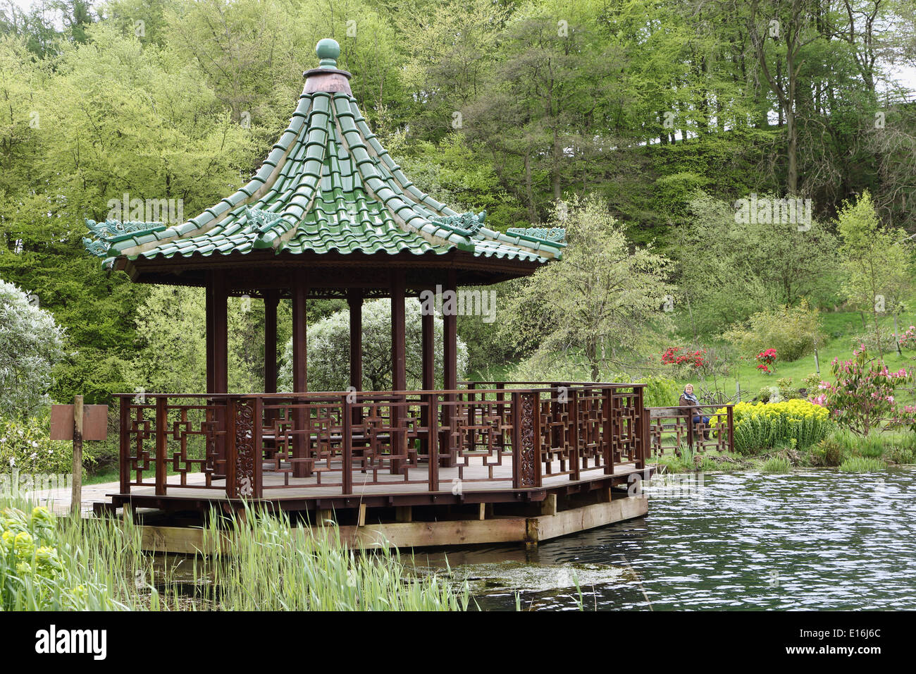 The Himalayan Garden Grewelthorpe Ripon Stock Photo - Alamy
