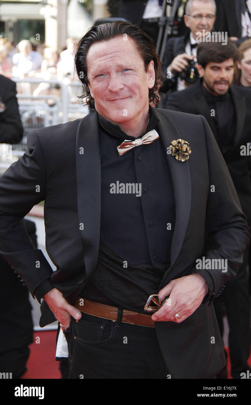 Cannes, France. 24th May, 2014. U.S. actor Michael Madsen arrives for ...