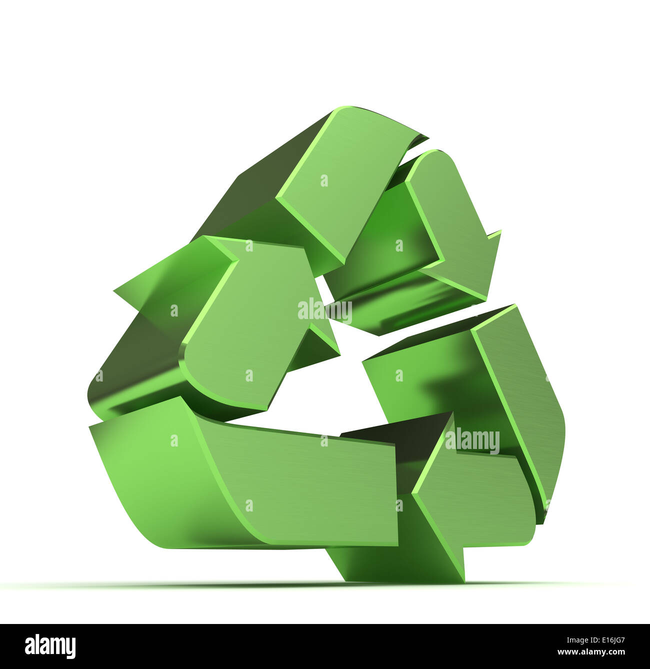 Recycle symbol icon on Cut Out Stock Images & Pictures - Alamy