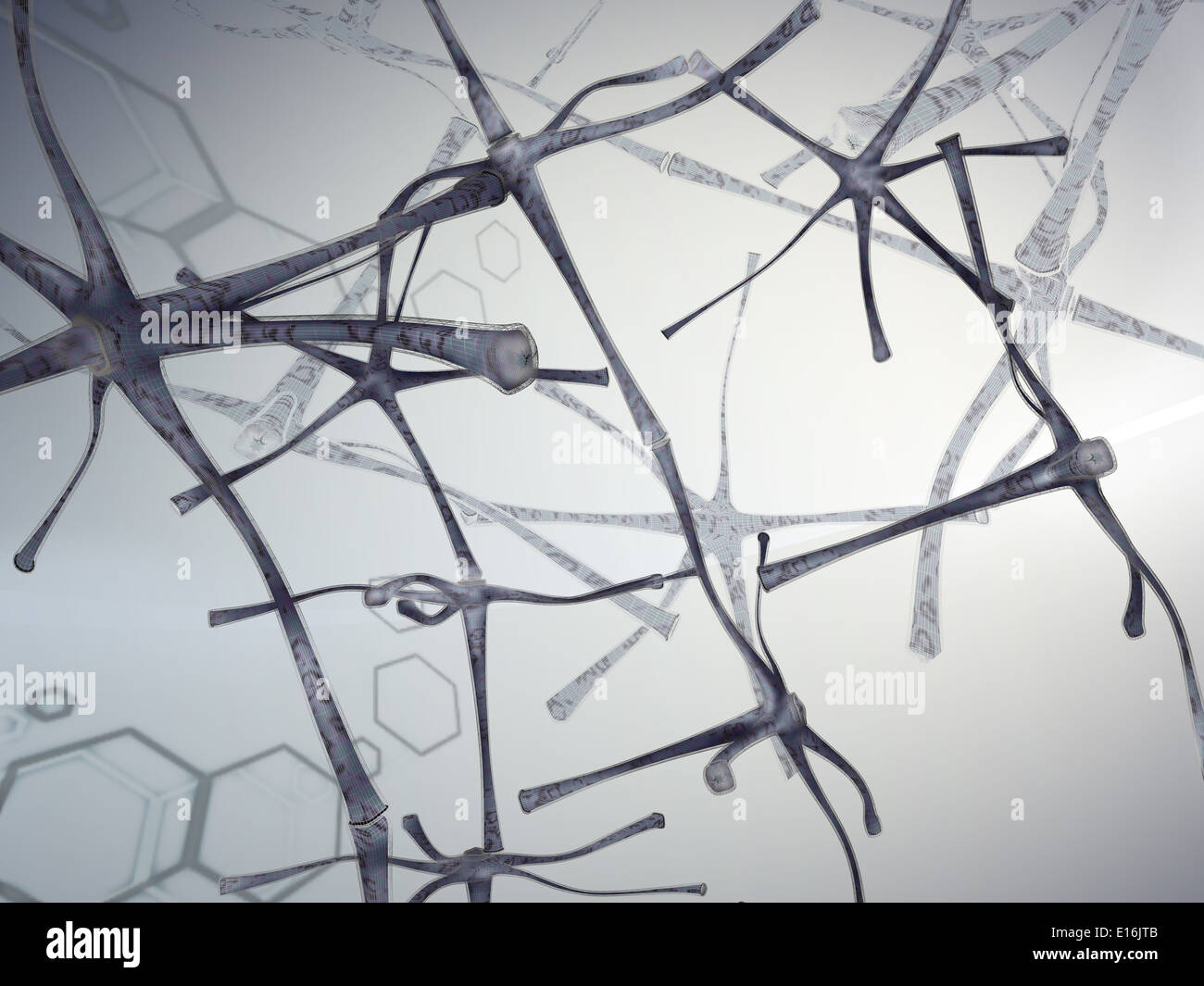 Abstract nerve cell Stock Photo - Alamy