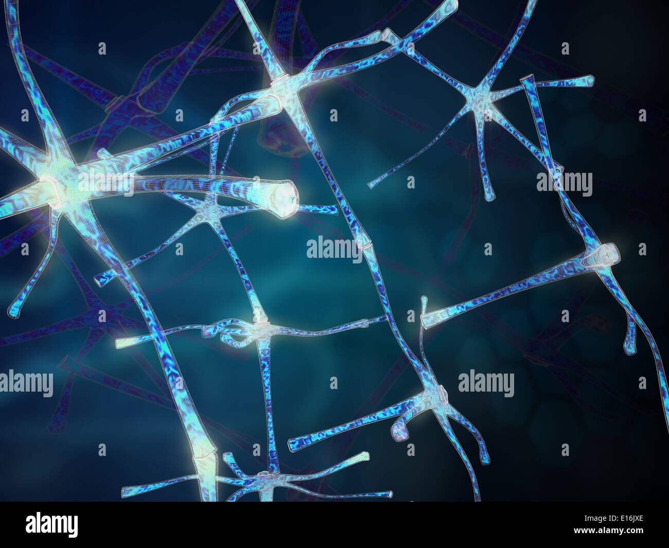 Abstract nerve cell Stock Photo - Alamy
