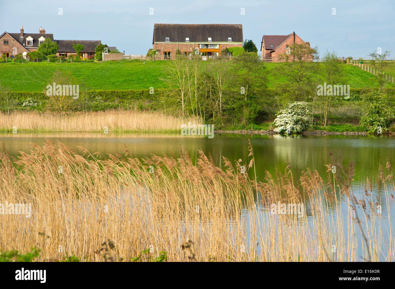 Chelmarsh Reservoir, Chelmarsh, Shropshire, England, UK Stock Photo - Alamy