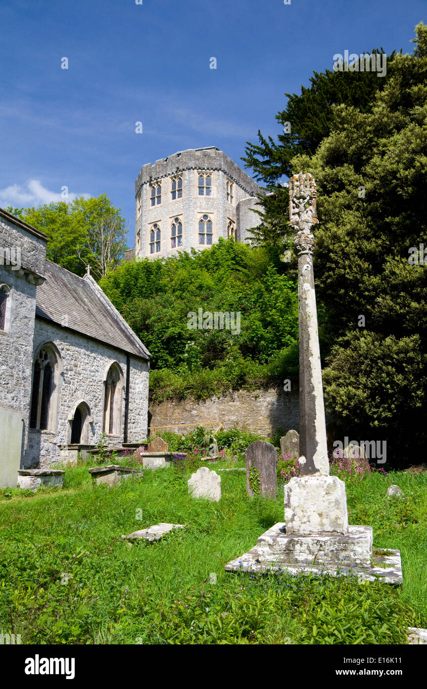 St Donats Church and St Donats Castle, now The Atlantic College ...