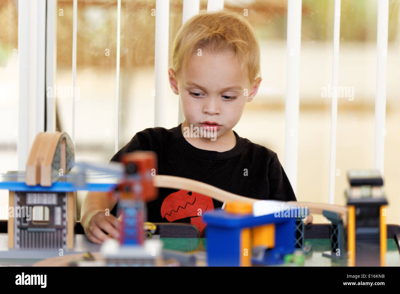 Boy Train Set High Resolution Stock Photography and Images - Alamy