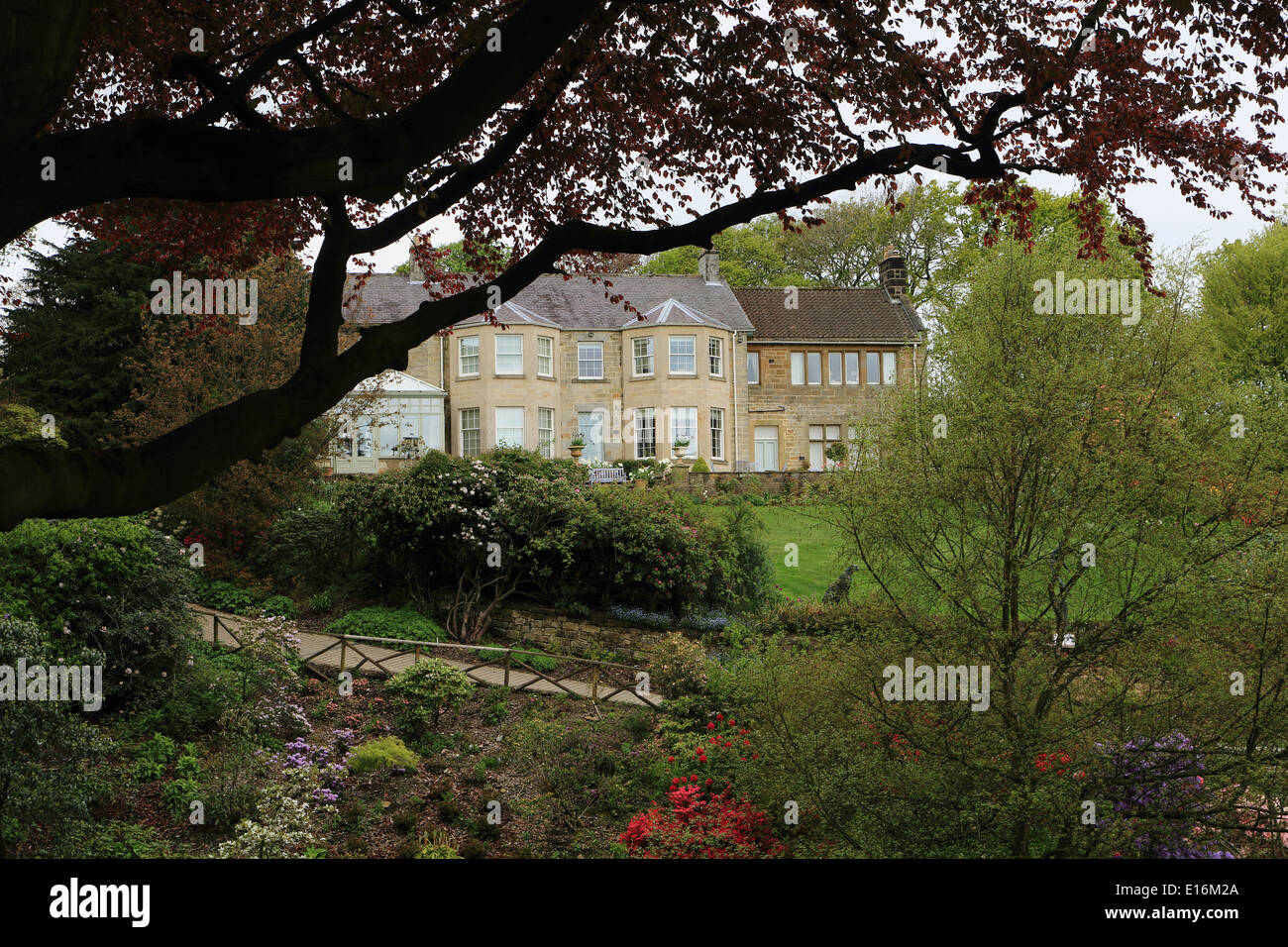 The Himalayan Garden Grewelthorpe Ripon Stock Photo - Alamy