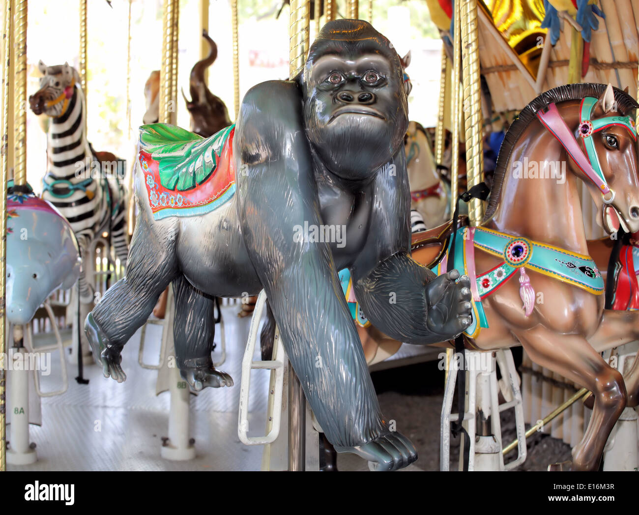 Merry go round carousel ride hi-res stock photography and images - Alamy
