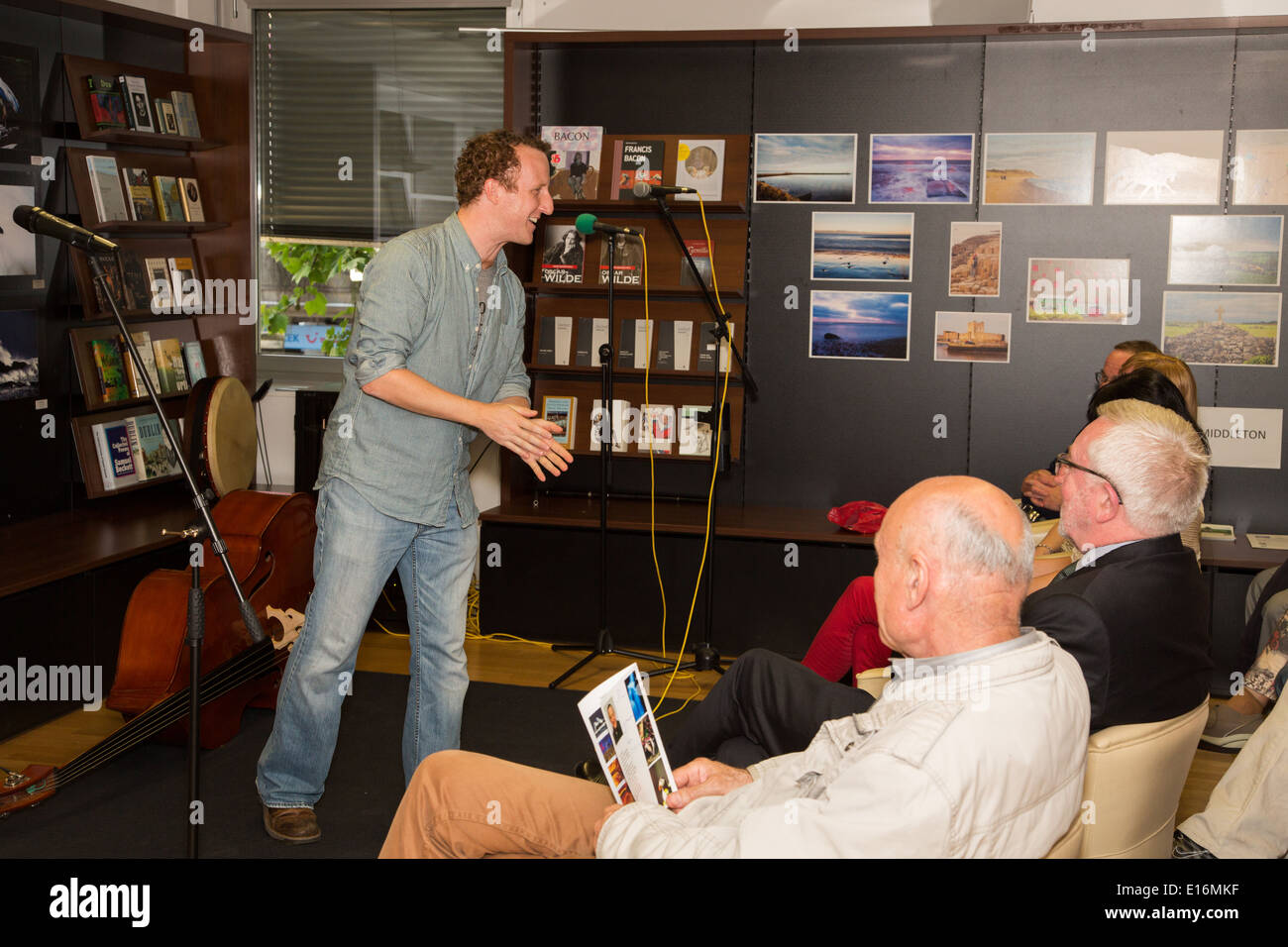 Irish Poet Neil McCarthy reciting his poems at the Irish Week in ...