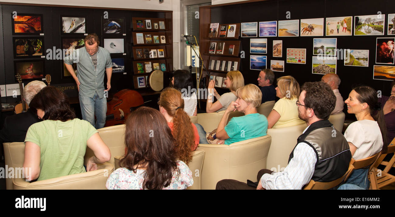 Irish Poet Neil McCarthy reciting his poems at the Irish Week in ...
