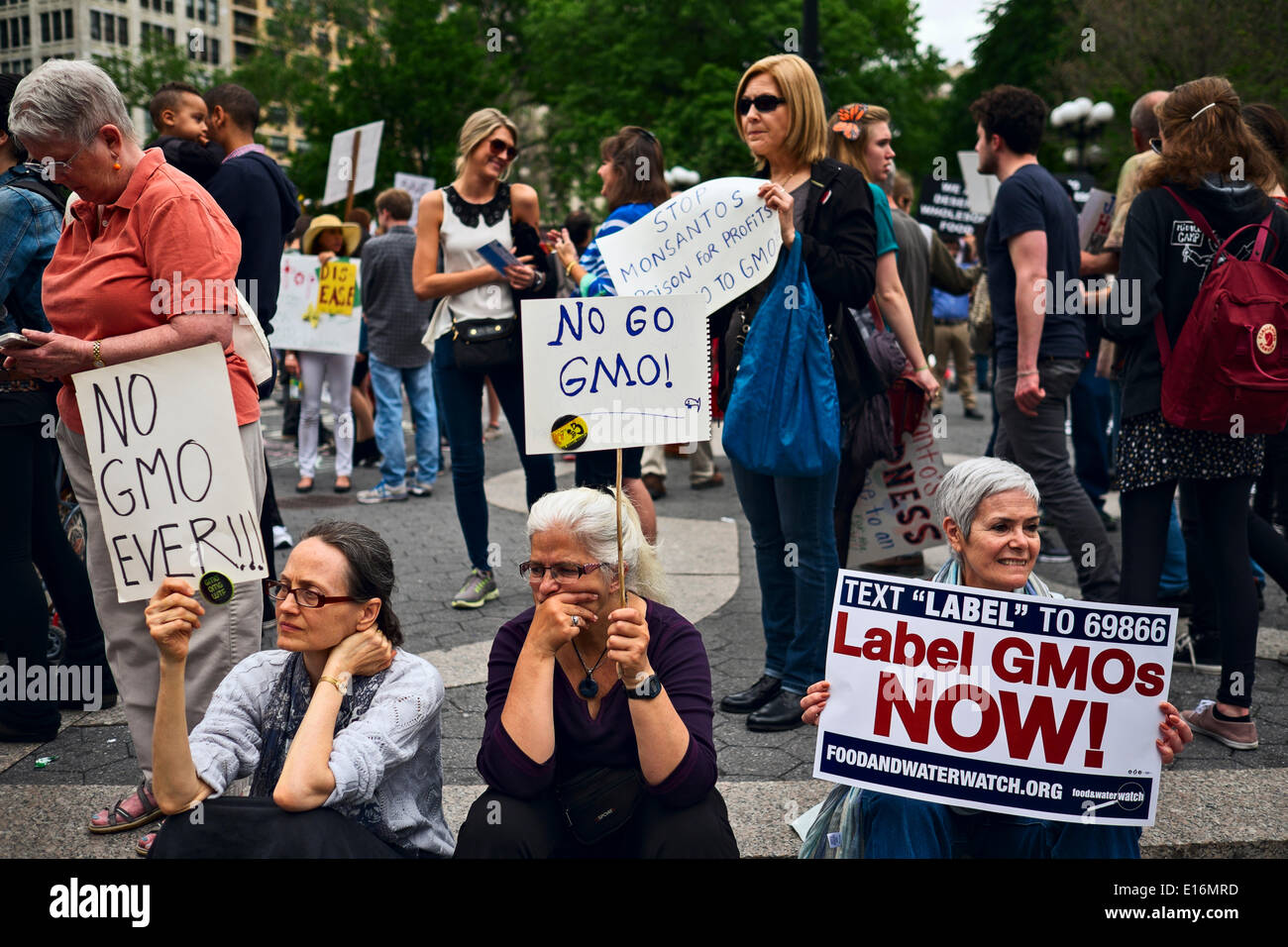 Women holding protest signs hi-res stock photography and images - Alamy