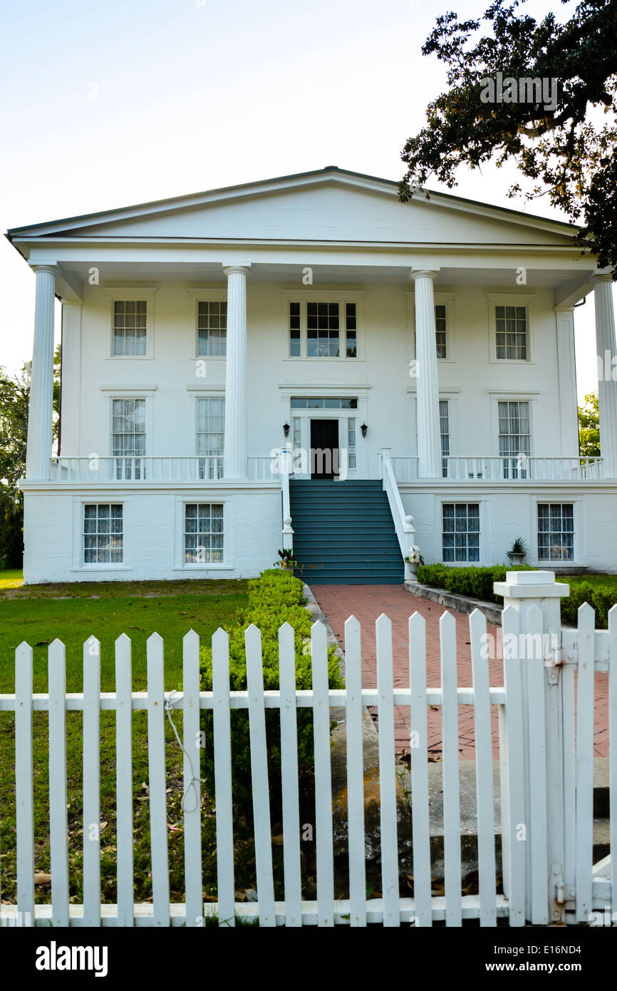 Impressive large white Greek Revival designed Orange Hall building ...