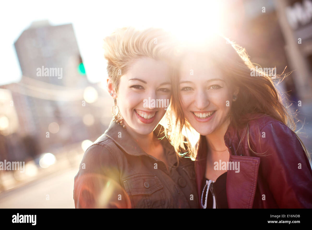 Two girlfriends hi-res stock photography and images - Alamy