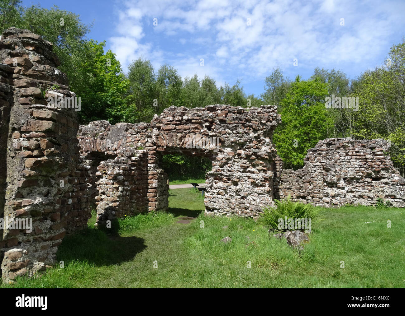 Ravenglass Roman Bath House or Walls Castle, Ravenglass, Lake District ...