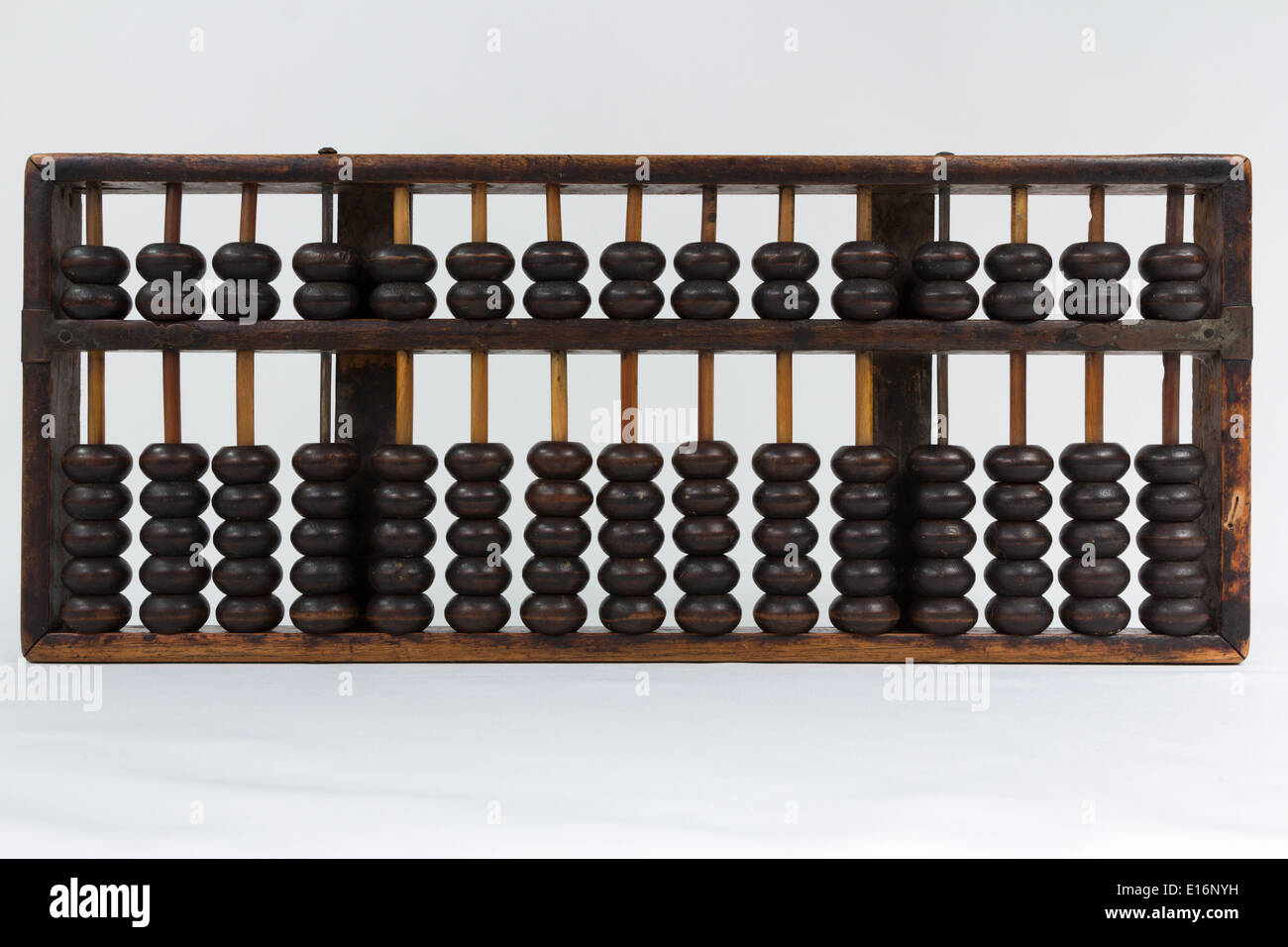 vintage abacus isolated on white background Stock Photo - Alamy