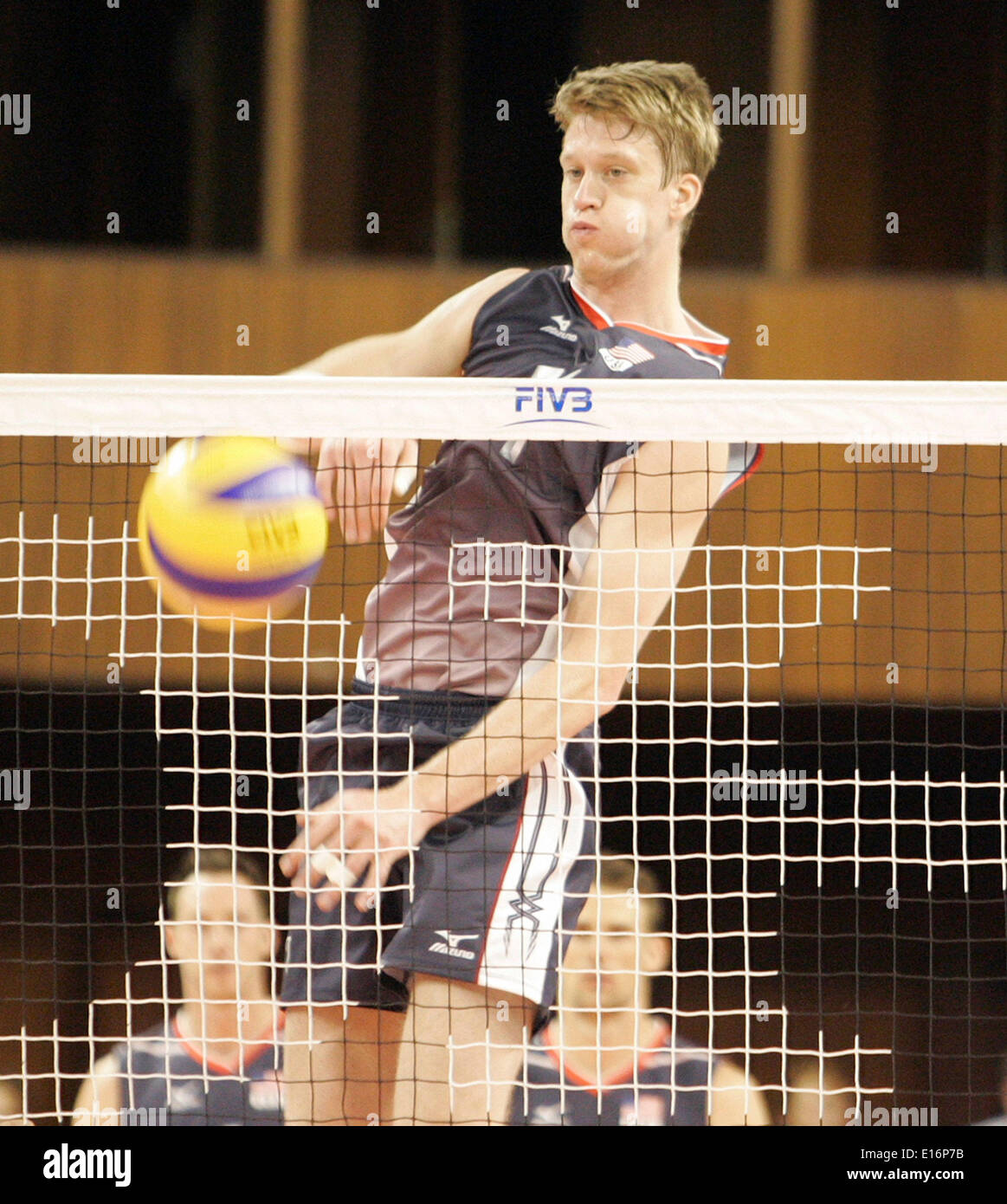 Varna, Bulgaria. 24th May, 2014. Maxwell HOLT/USA, .Volleyball World ...