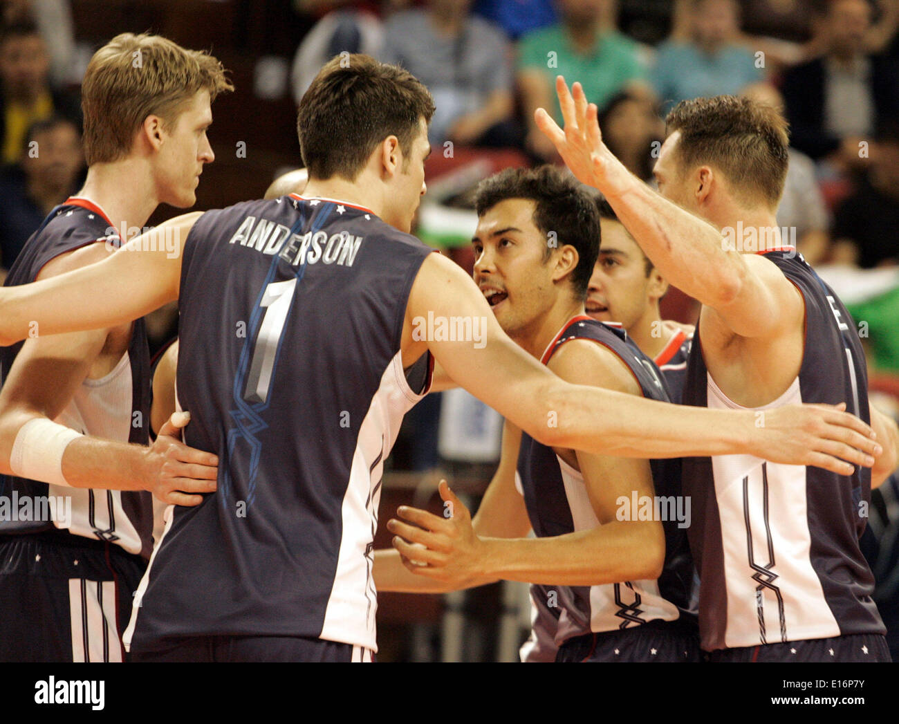 Varna, Bulgaria. 24th May, 2014. from left Maxwell HOLT/USA, Matthew ...