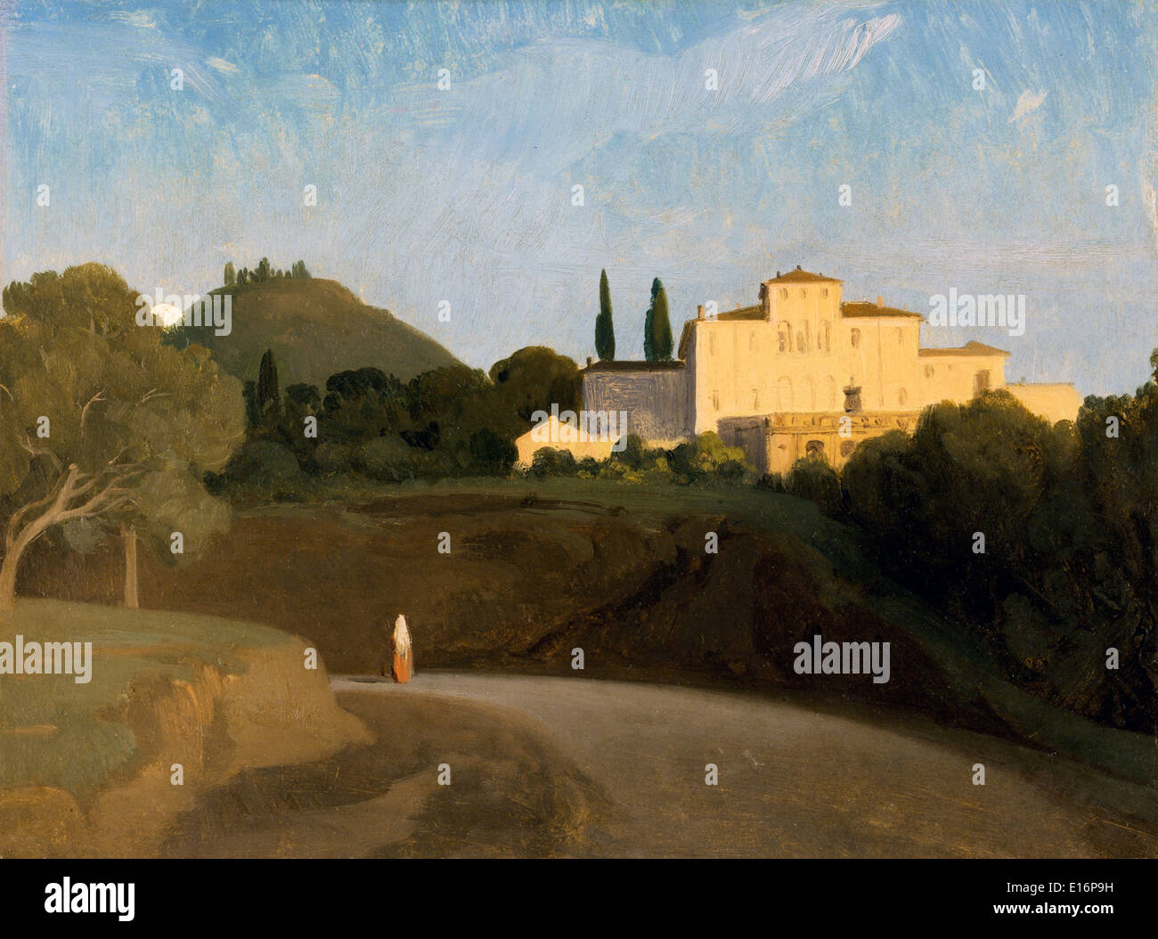 Paul flandrin view of the villa torlonia hi-res stock photography and ...