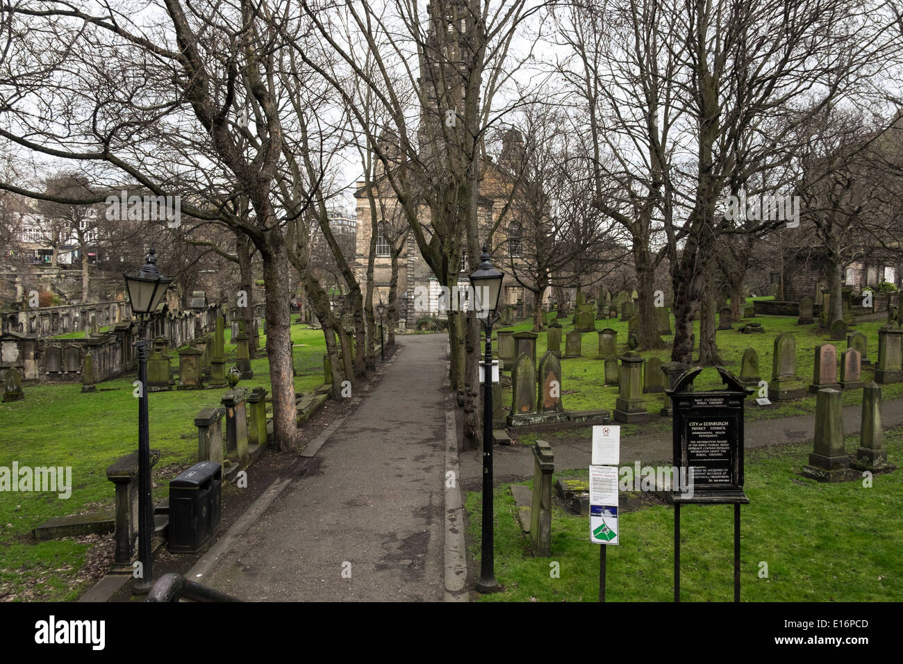 Edinburgh cemetery hi-res stock photography and images - Alamy