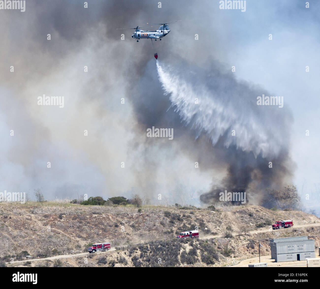San Clemente, California, USA. 16th May, 2014. A US Marine Corps Boeing ...