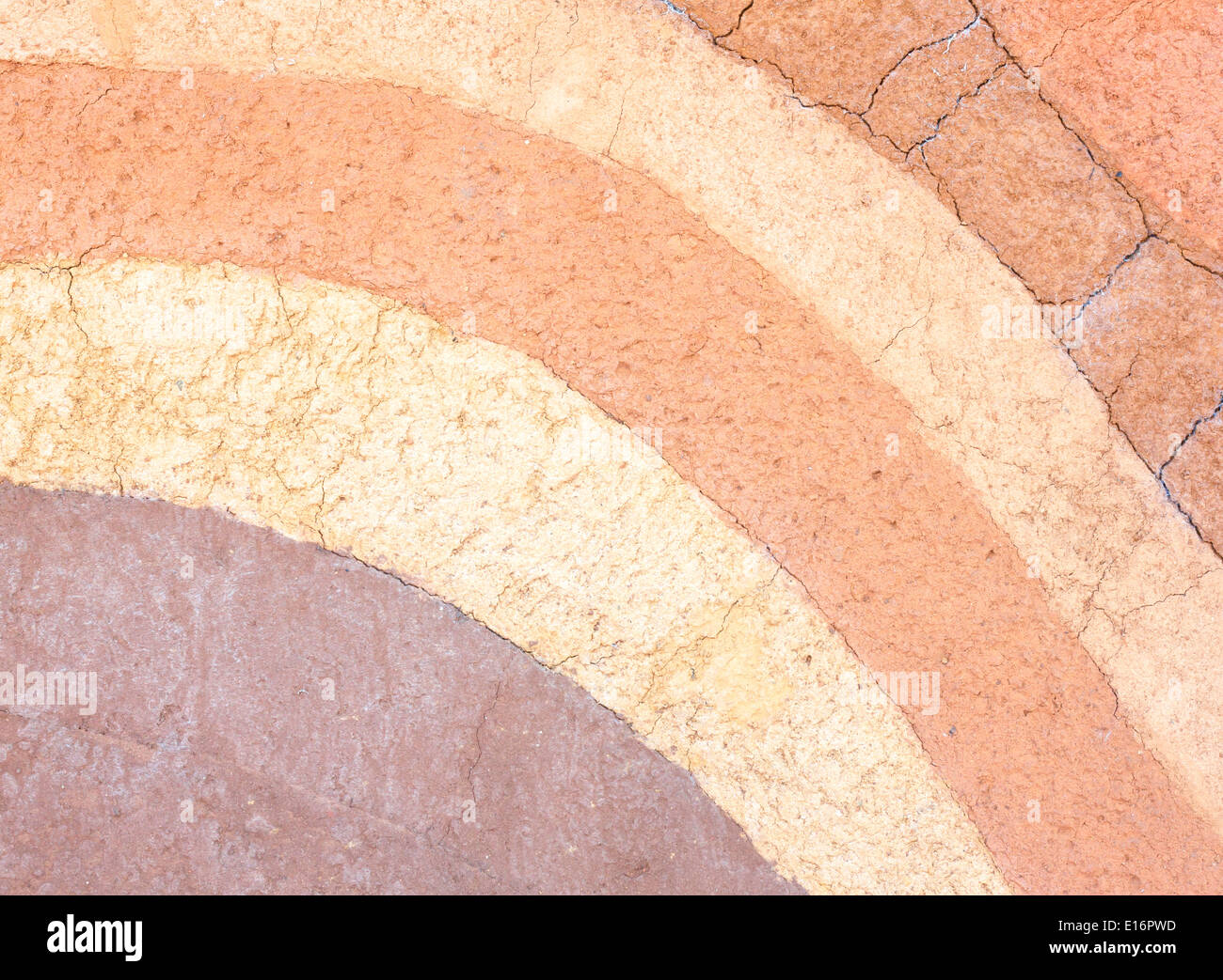 Layer of soil underground multi-colored clay Stock Photo - Alamy