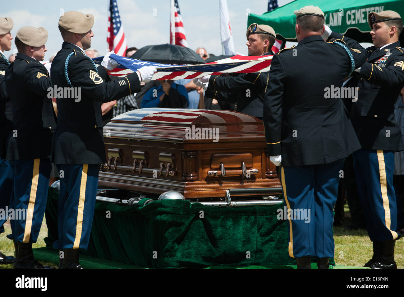 Tucson, Arizona, USA. 24th May, 2014. Command Sgt. Maj. MARTIN BARRERAS ...