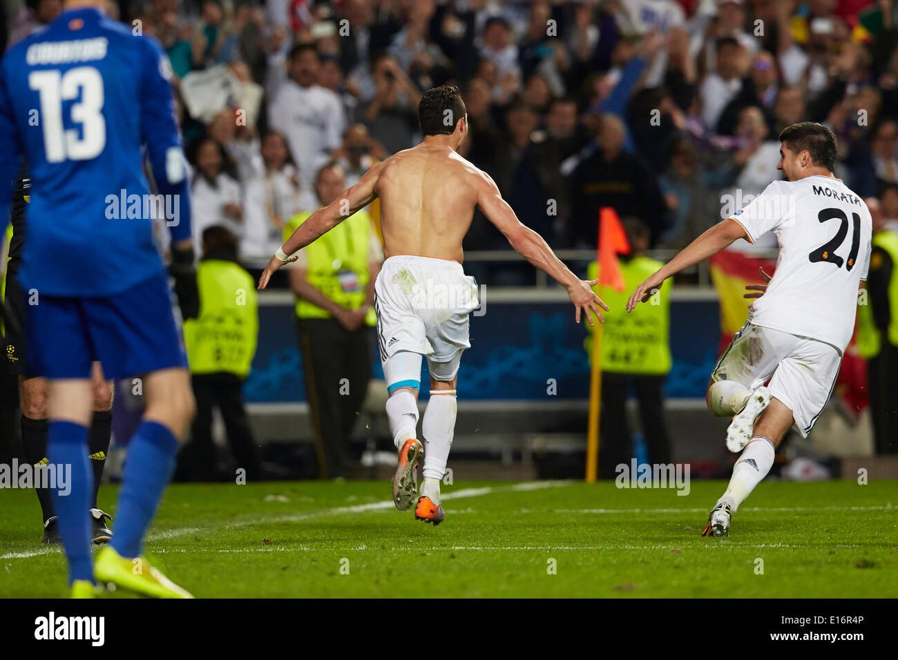 Cristiano ronaldo celebrates 2014 hi-res stock photography and images ...