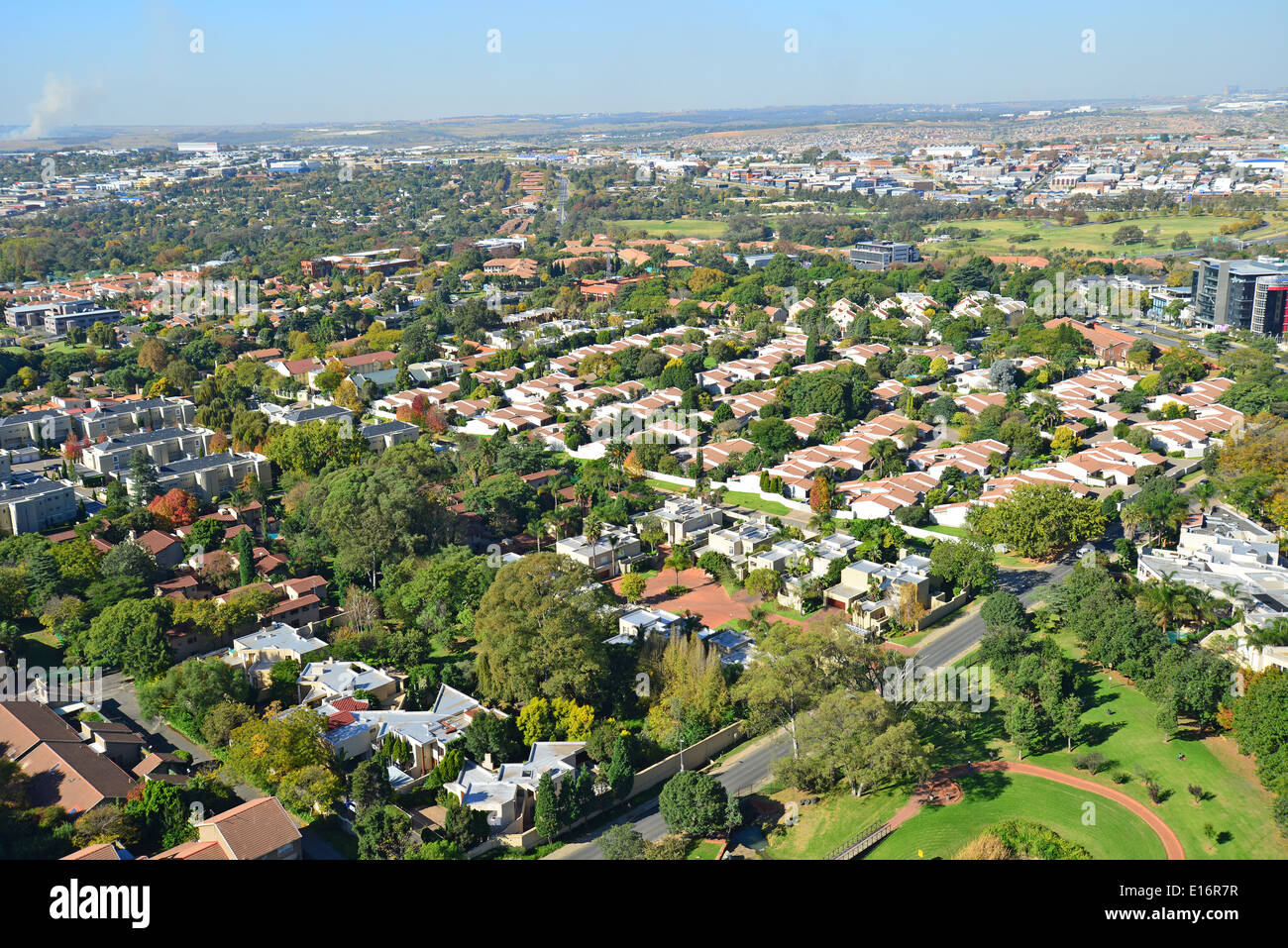 Aerial view of the sandton district hi-res stock photography and images ...