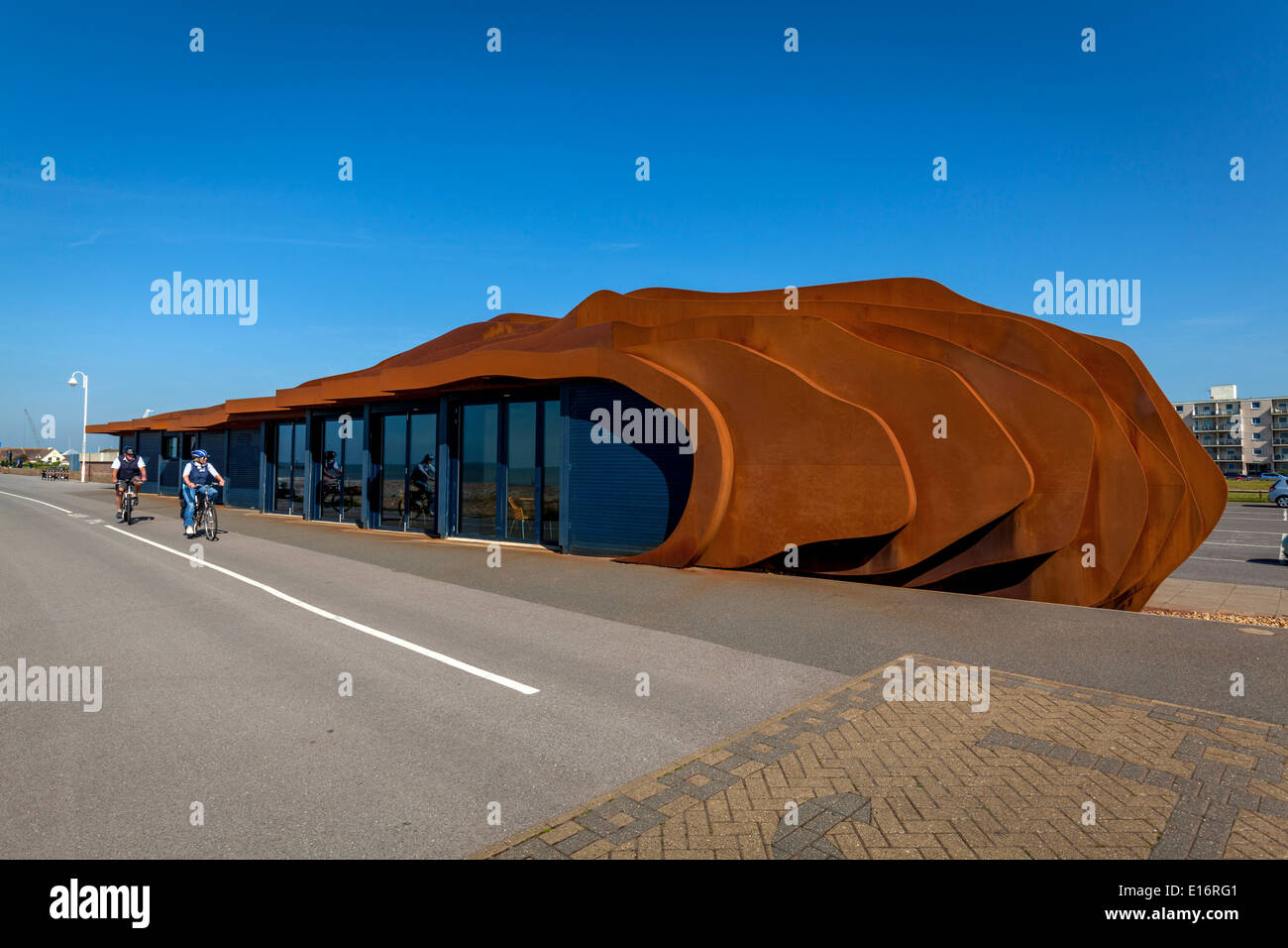 East Beach Cafe, Littlehampton, Sussex, England Stock Photo - Alamy