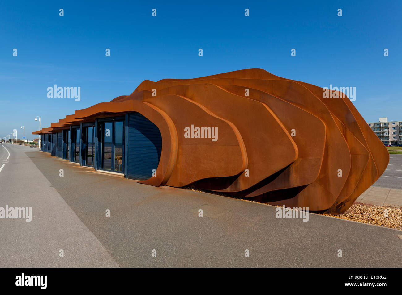East Beach Cafe, Littlehampton, Sussex, England Stock Photo - Alamy
