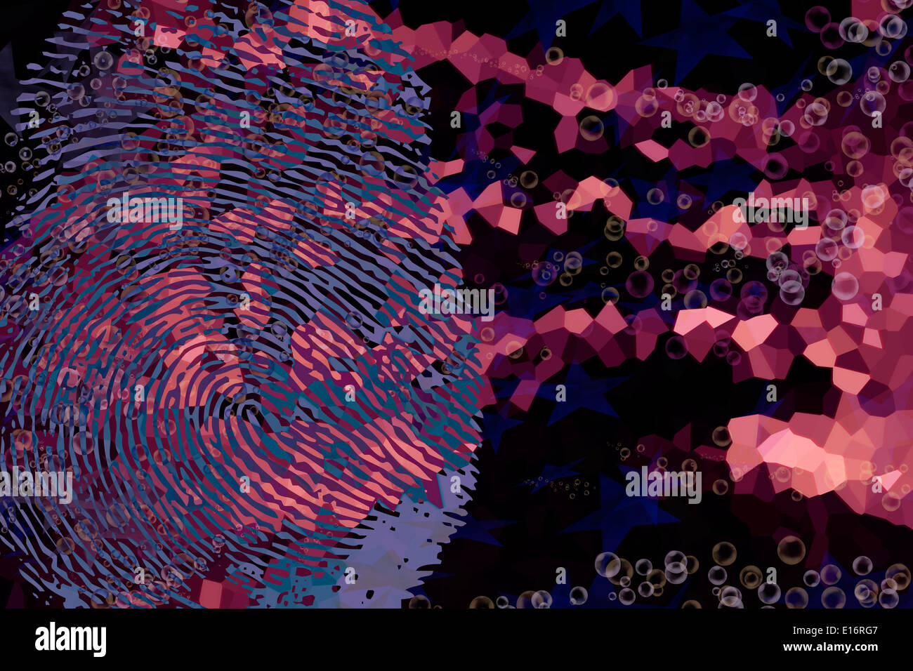 abstract finger print Stock Photo - Alamy