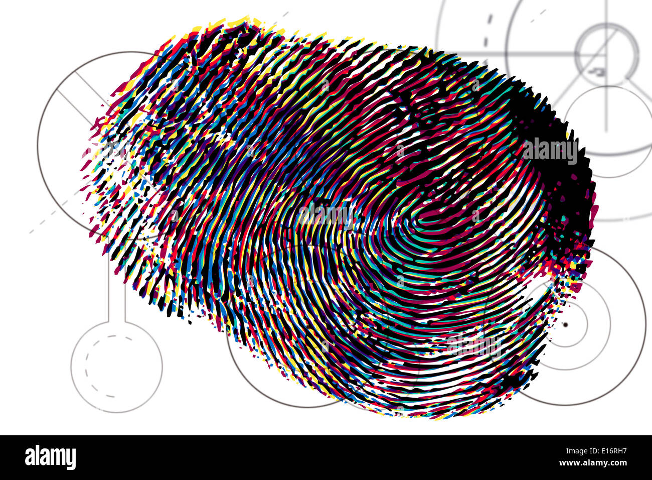 abstract finger print Stock Photo - Alamy