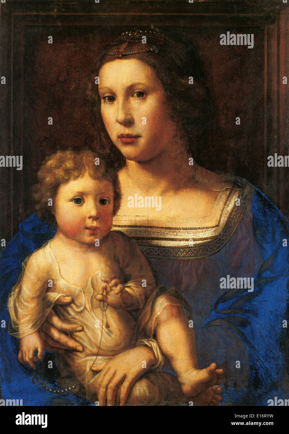 The Virgin and Child by Jan Gossaert,, 1500's Stock Photo - Alamy