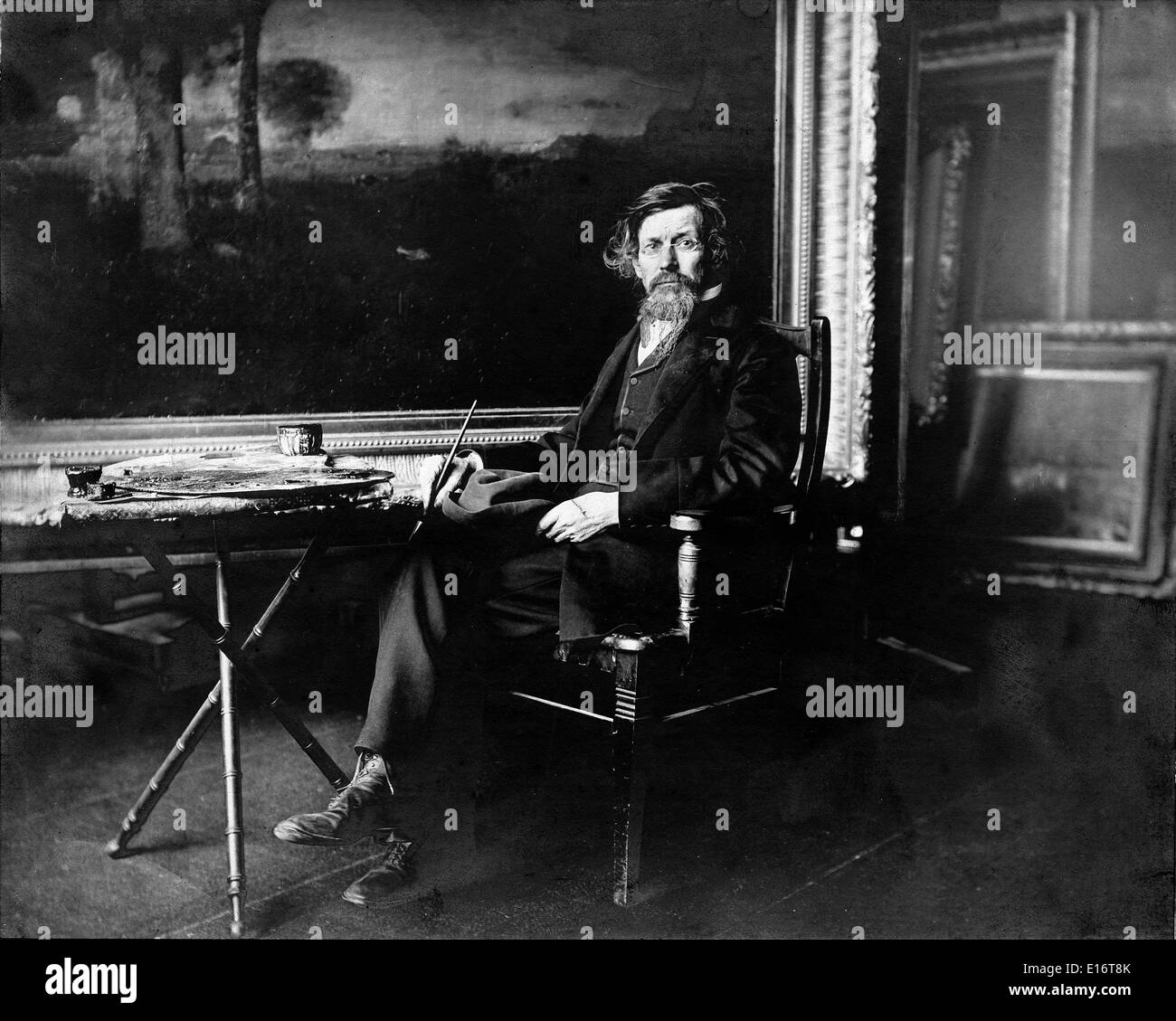 George inness Black and White Stock Photos & Images - Alamy