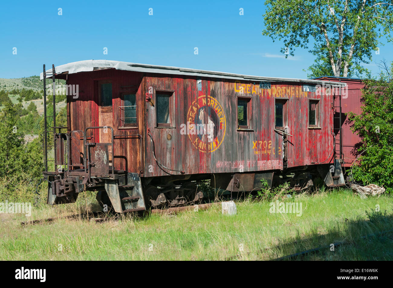 Montana, Nevada City, 19C gold mining camp, open air museum of ...