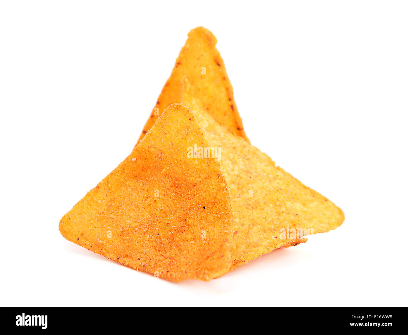 Salted corn snack with pepper isolated on white Stock Photo - Alamy