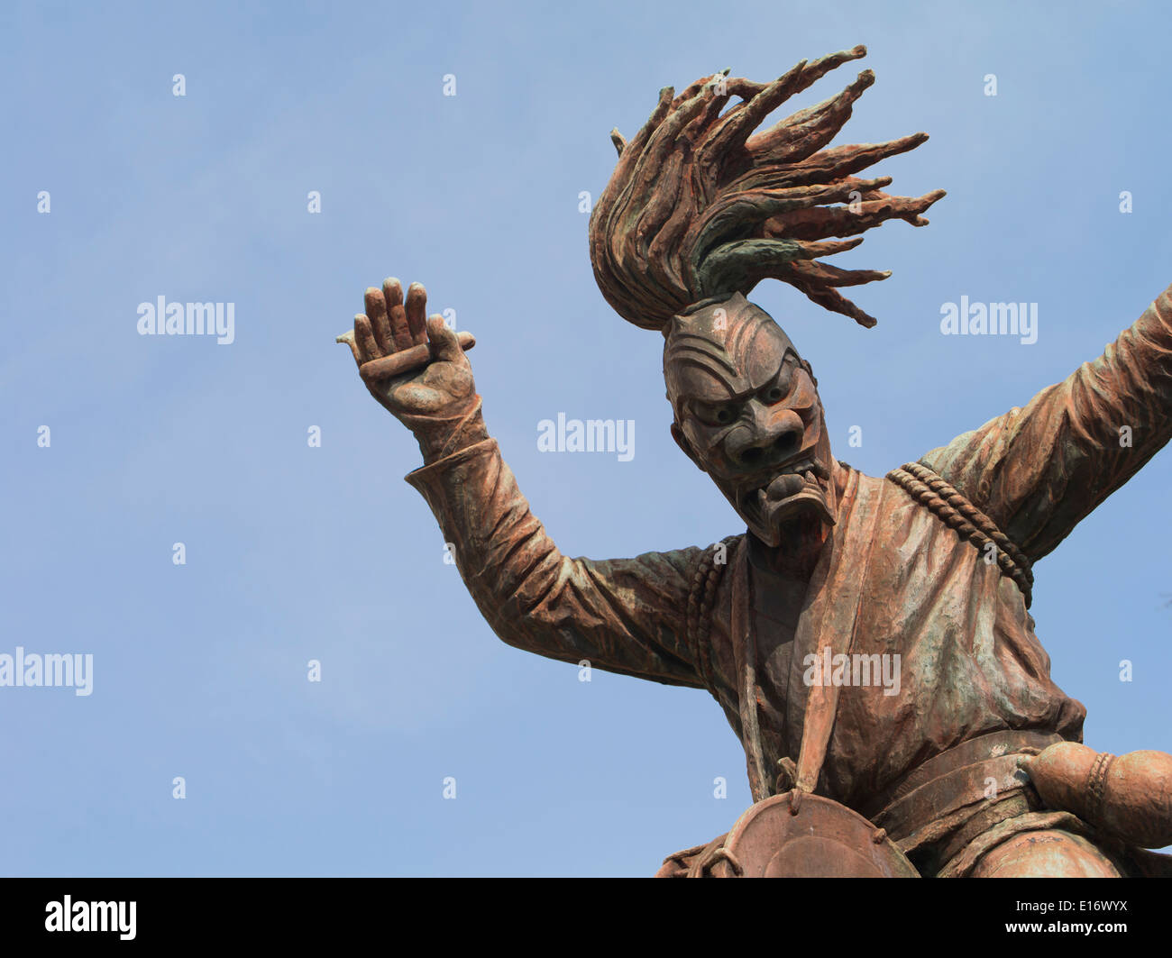 Statue outside of Saga Train Station, Saga Prefecture, Kyushu, Japan ...