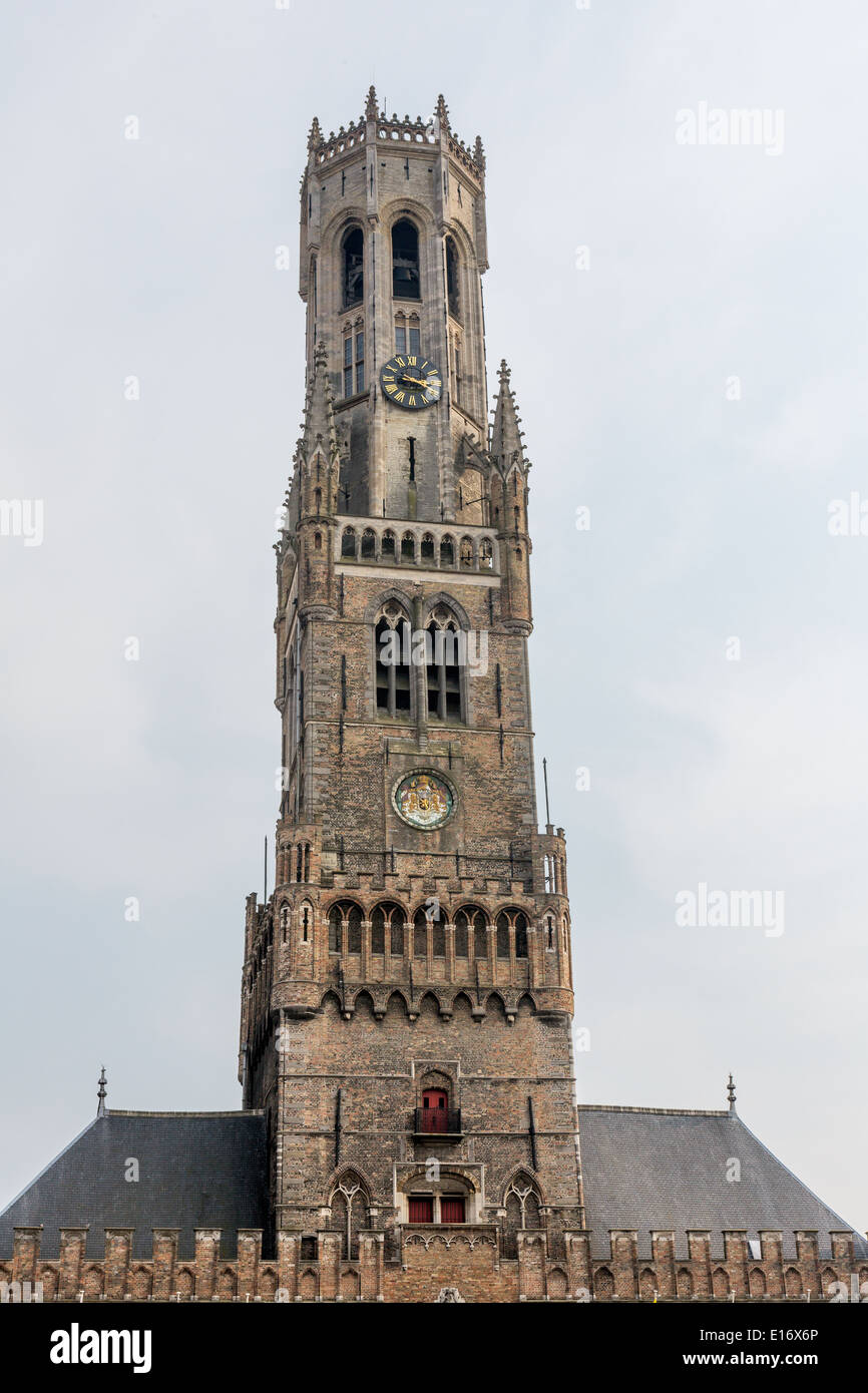 Belfry tower medieval canals hi-res stock photography and images - Alamy