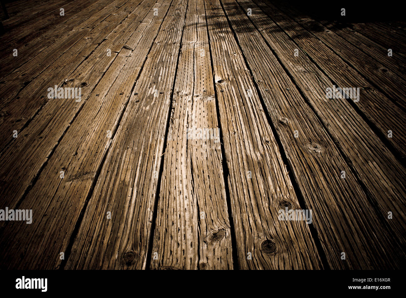 Wooden dock surface, La Conner, Washington, USA Stock Photo - Alamy