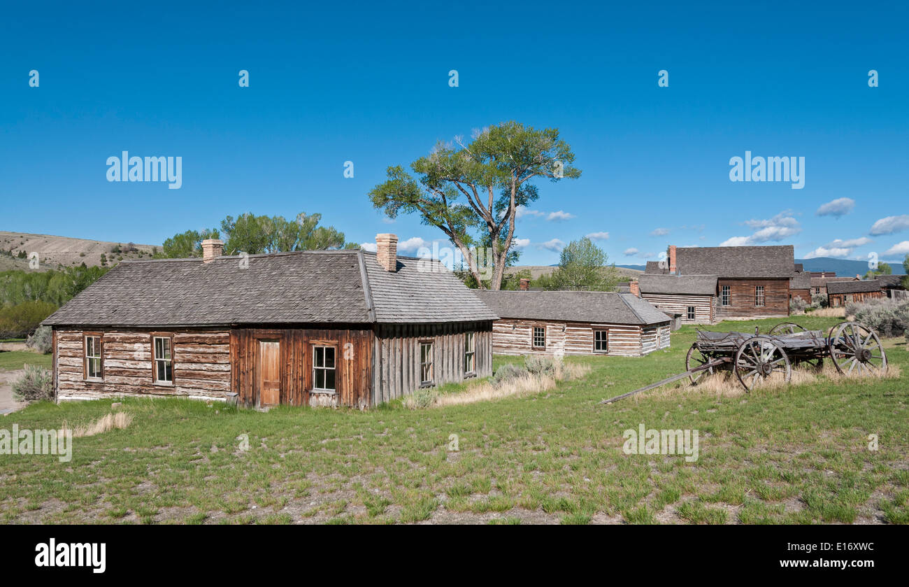 Montana, Bannack State Park, 19C gold mining ghost town Stock Photo - Alamy