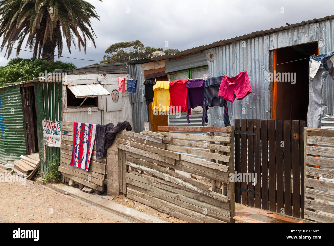 Shacks in Imizamo Yethu Township (Mandela Park), Cape Town, South Stock ...