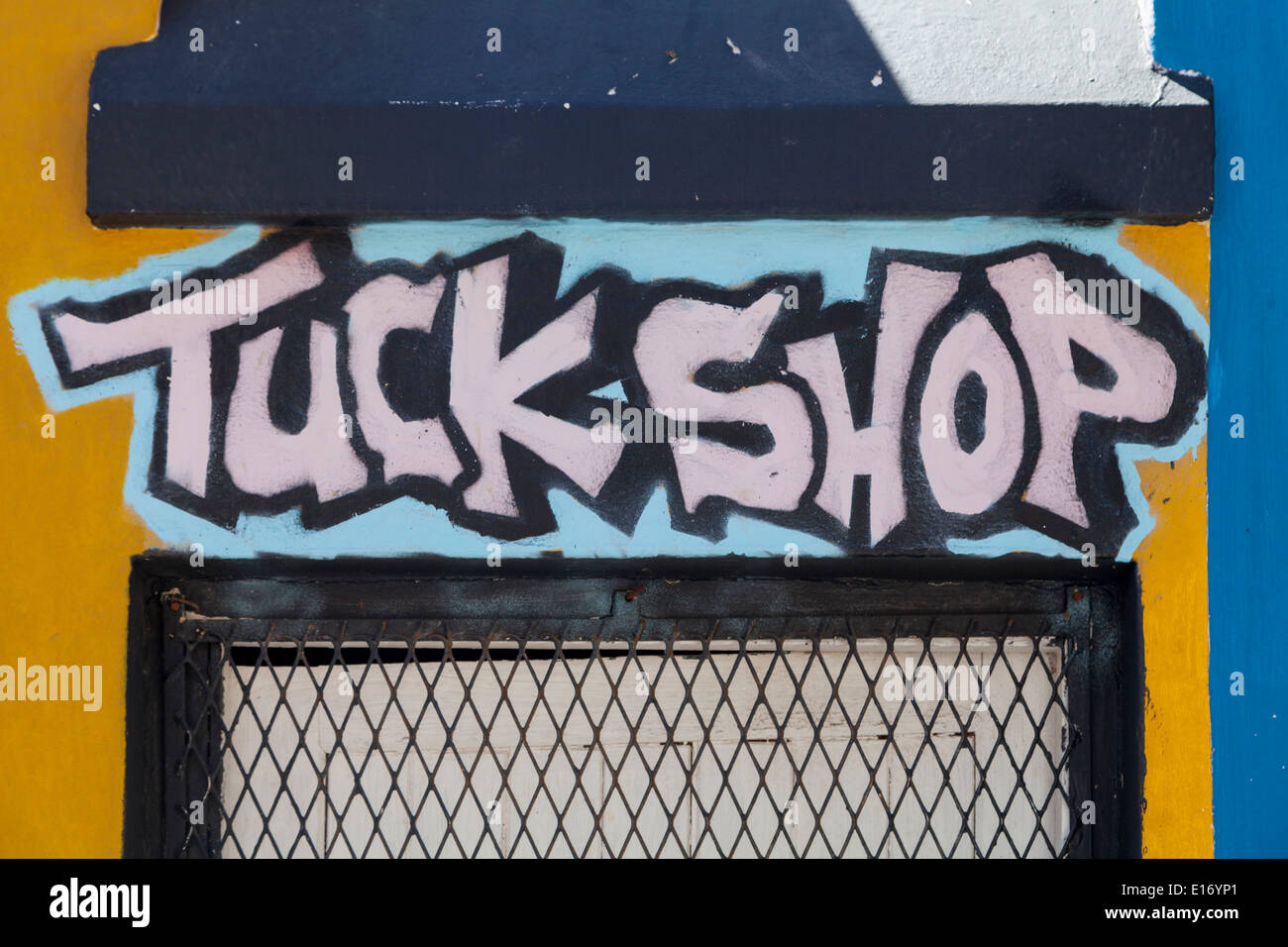 Tuck shop sign hi-res stock photography and images - Alamy