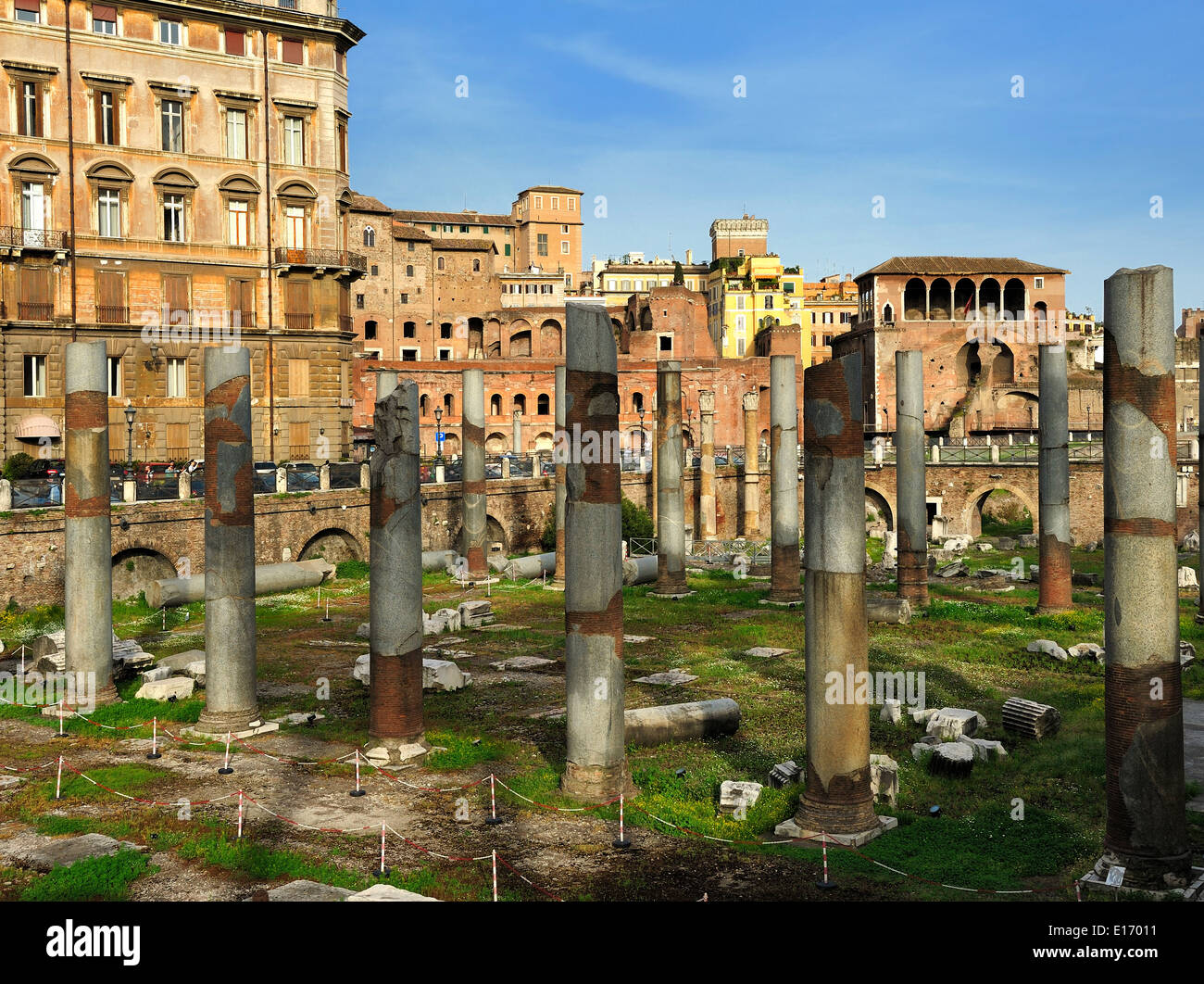 roman ruins at the square Largo di Torre Argentina, Rome, Italy Stock ...
