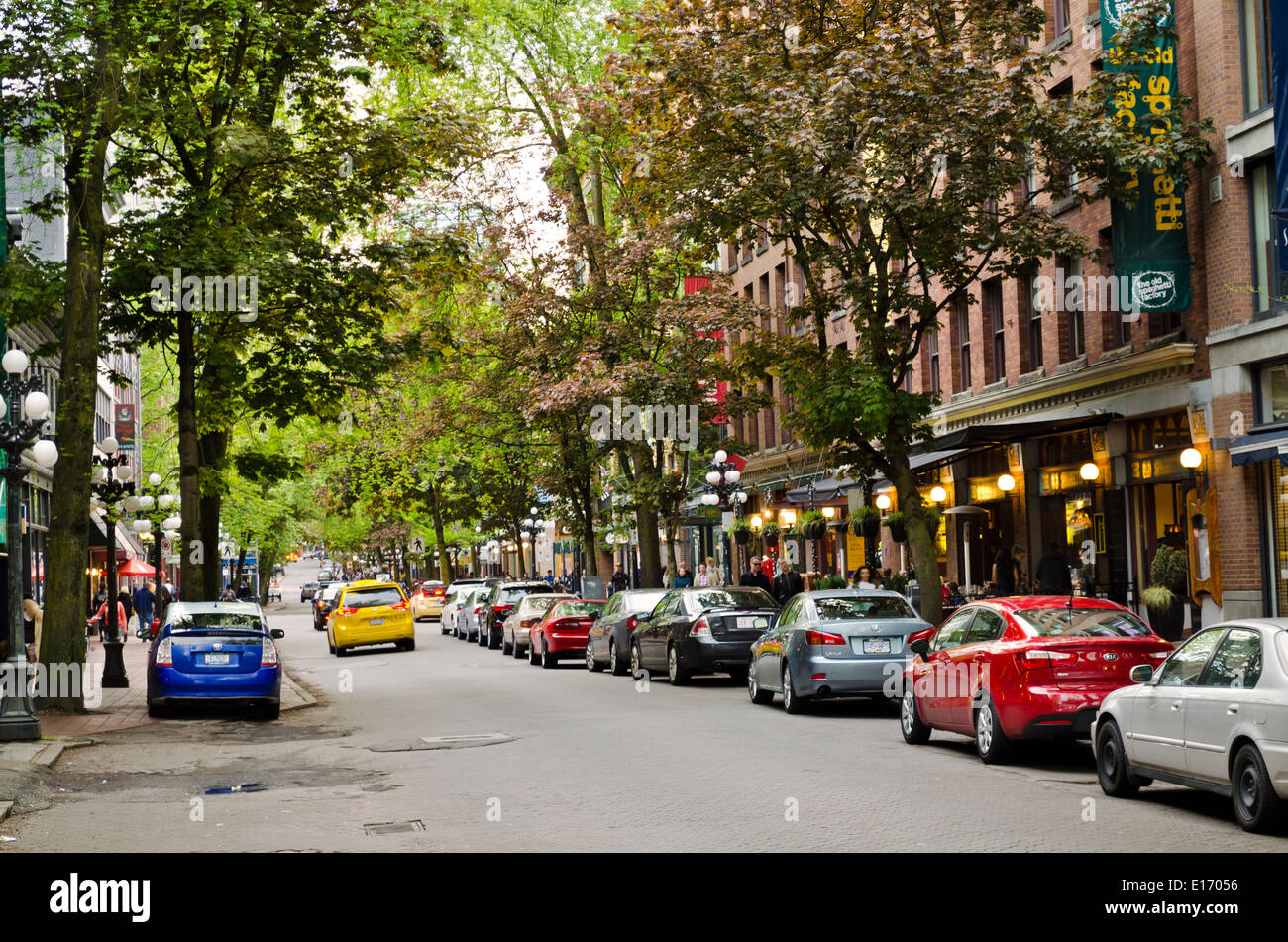 Vancouver gastown area hi-res stock photography and images - Alamy