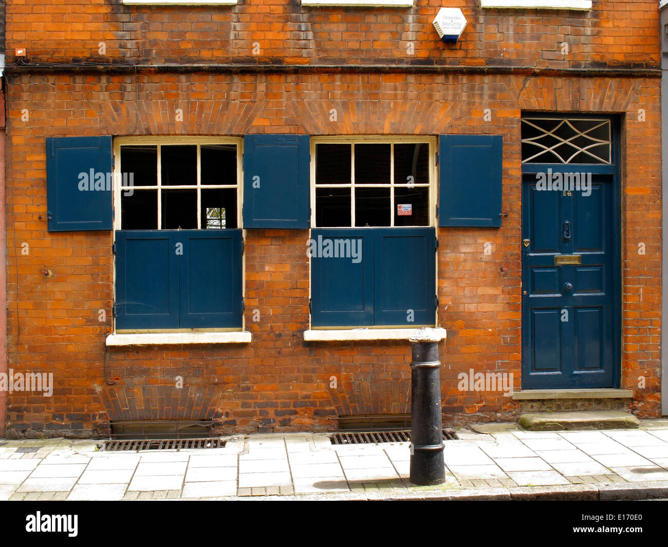 Building on Wilkes Street in Spitalfields, East London, England, UK ...