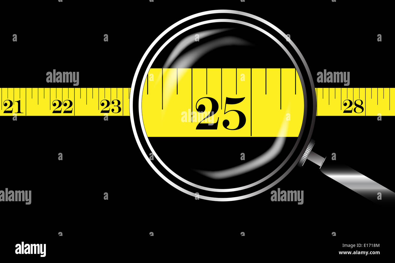 A page border created from a rag tape measure Stock Photo - Alamy