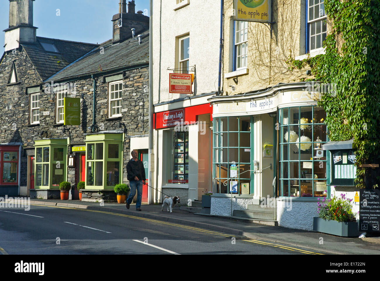 Rydal Road, Ambleside, Lake District National Park, Cumbria, England UK ...