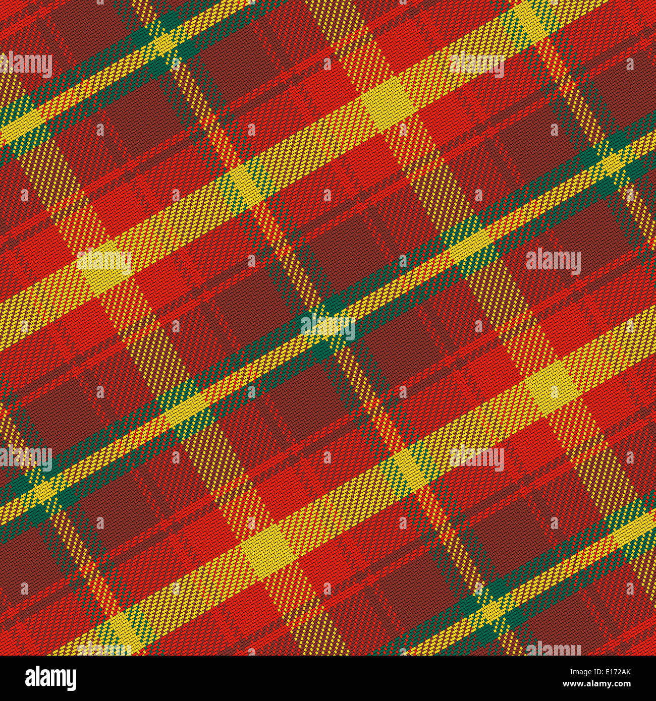 vector seamless pattern Maple Leaf Canadian tartan with four colours of ...