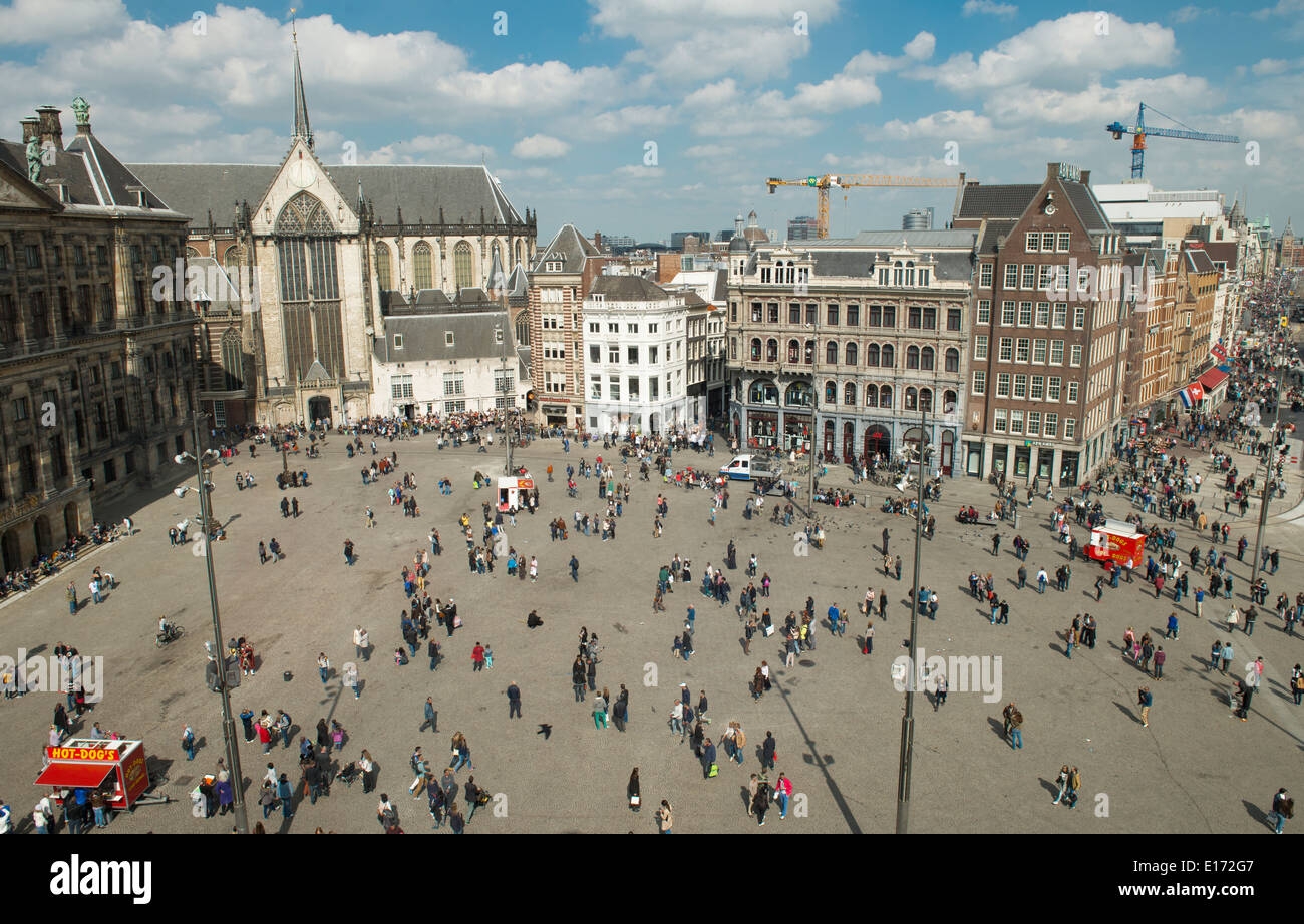 Amsterdam Town Square Stock Photo - Alamy