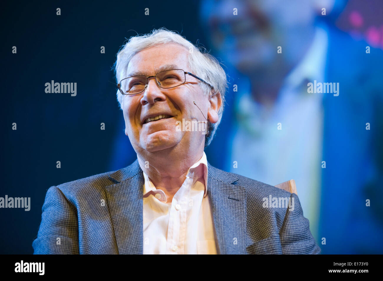 Mervyn King former Governor of the Bank of England speaking at Hay ...