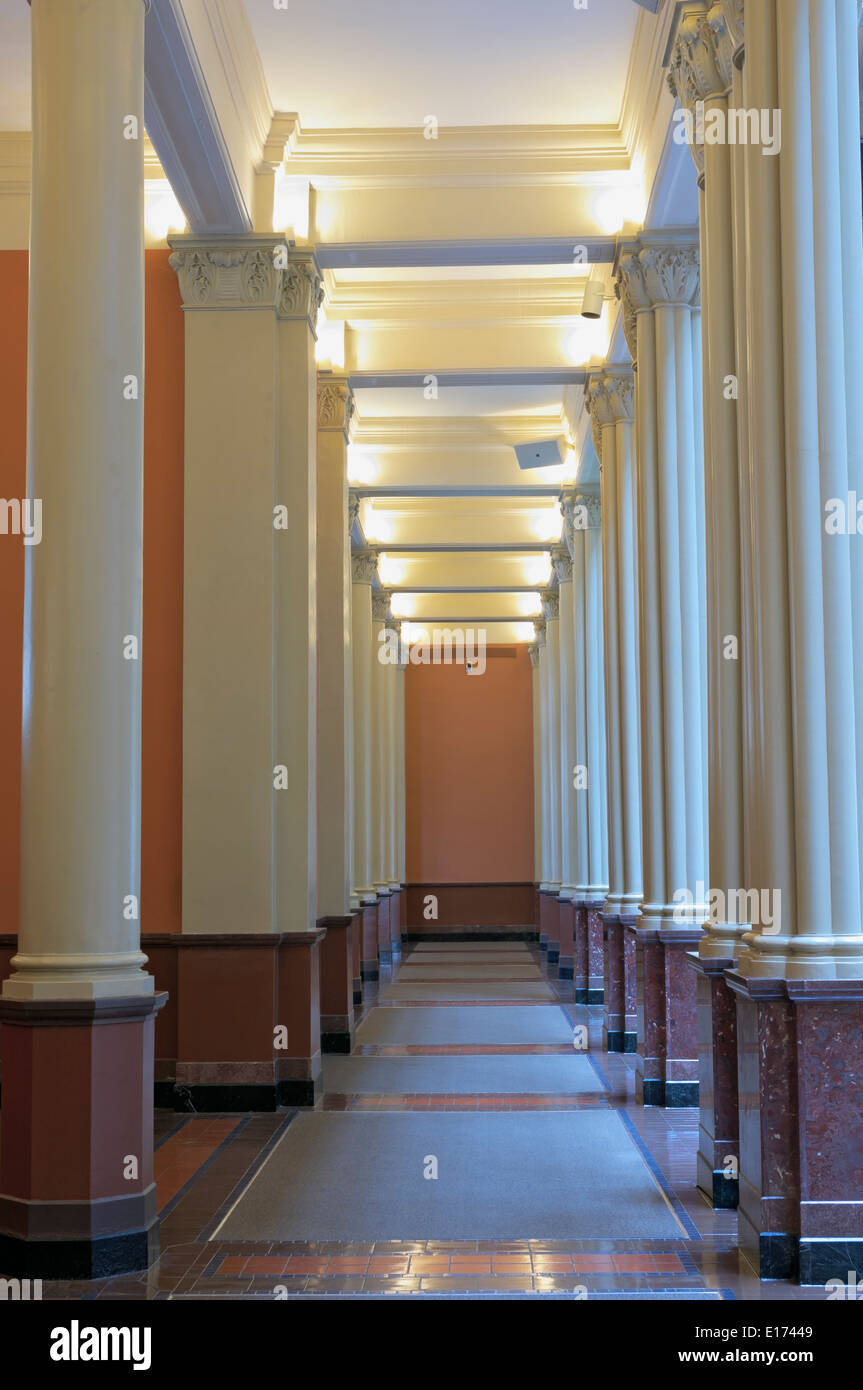 Architectural detail inside historic building in Saint Paul Minnesota ...